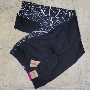 shosho | Pants & Jumpsuits | Shosho Spider Web And Black Joggers | Poshmark